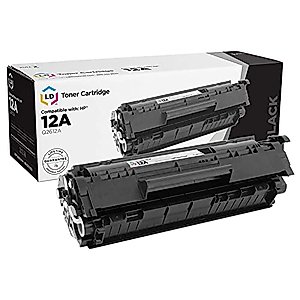 LD Compatible Toner-Cartridge Replacement for HP 12A Q2612A (Black)