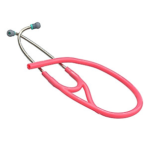 Compatible Replacement Tube by CardioTubes fits Littmann(r) MasterCardiologyI(r) and Littmann(r) Cardiology III(r) Stethoscopes - 7mm Binaurals Pink TUBING