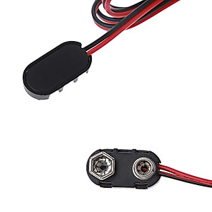 fengchensety Universal 100cm 300cm 2in1 USB Mains Convert to Dual 6F22 9V Battery Eliminator Replace 2pcs 9V Battery USB Power Supply Cable,Dual 9V Battery Eliminator,USB to Dual 9V Battery Cable