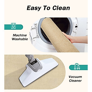 Safarsa Kitchen Mats for Floor Set of 2 Pieces Kitchen Rugs and Mats Non Skid Washable Kitchen Floor Mat(17" Wx30 L+17" Wx 47" L Pink Red Roses Floral)