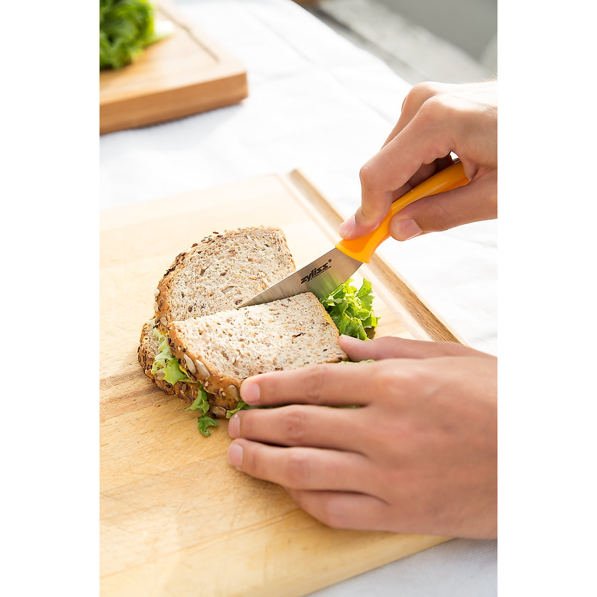 ZYLISS Sandwich Knife and Condiment Spreader, Orange