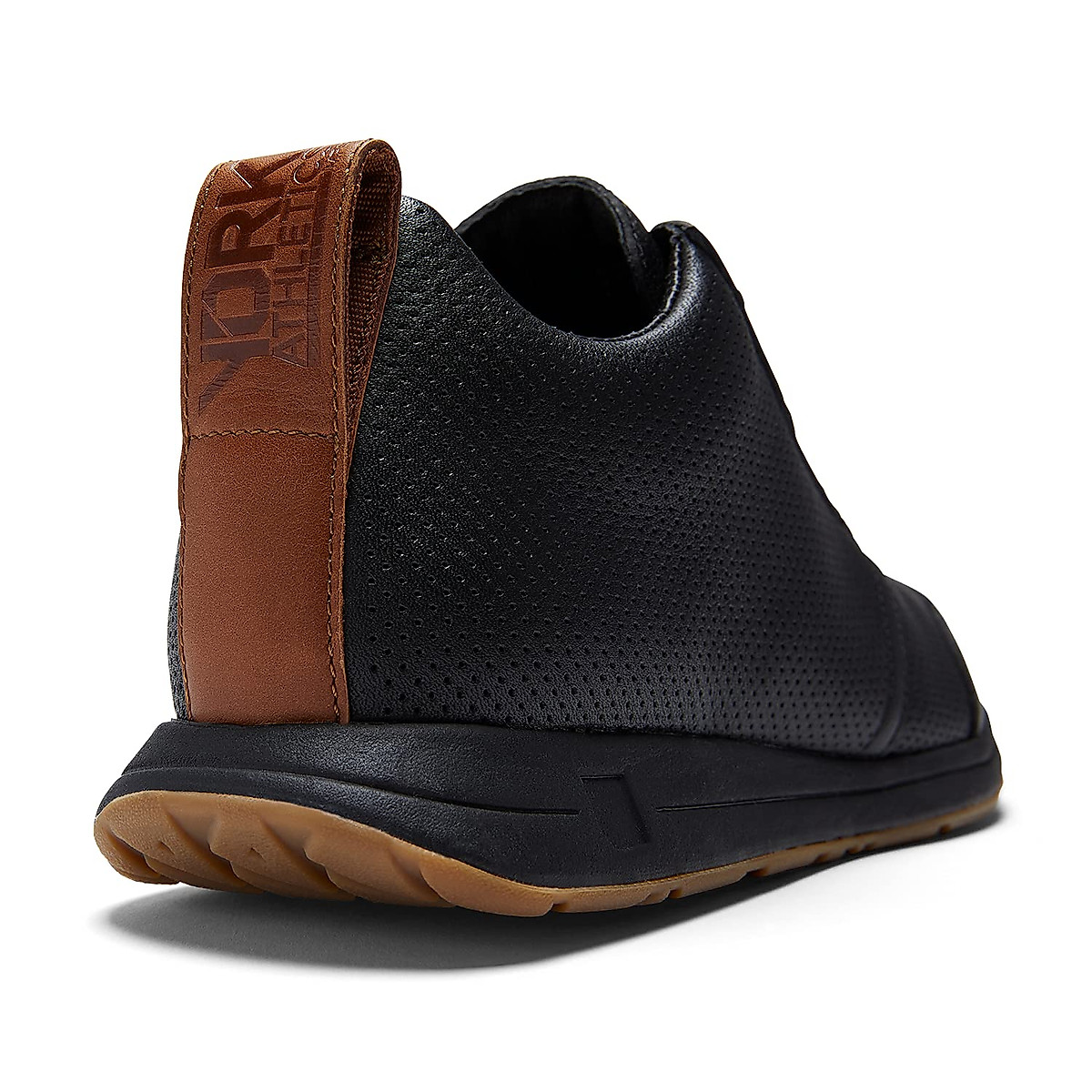 York Athletics - The Henry Mid Trainer - Cross-Training Shoes for Men & Women. Ideal for Boxing, Crosss Training, Weightlifting, & Kickboxing, Leather, Blacktop, Men 10/ Women 11.5