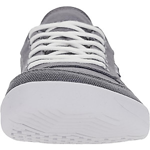 WHITIN Extra Wide Toe Box Barefoot Sneakers for Men Minimalist Minimus Zero Drop Sole Shoes Size 9.5 Width Fit 9.5W Walking Breathable Grey White 43