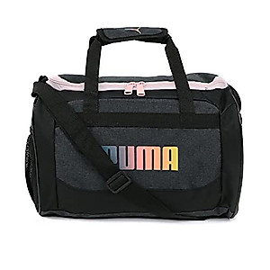 PUMA Kids' Evercat Transformation Duffel (One-Size, Black/Orange Ombre)