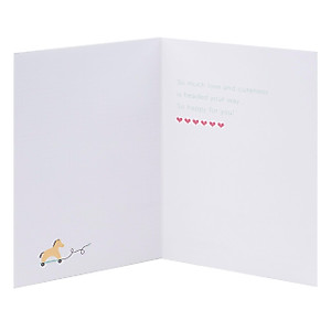 Hallmark Signature New Baby Congratulations Greeting Card, Baby Icons