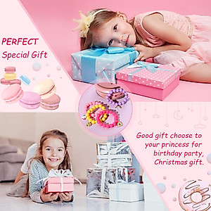 PinkSheep Unicorn Beads Pendant Bracelet for Kid Girl, 6PC, Rainbow Monster Sun Flower Heart Meteor Charm Friendship Bracelet Good Friend Gift