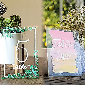 SimbaLux Acrylic Sheet Clear Plexiglass 4” x 6” 0.04” Thick (1mm) Pack of 5 Transparent Plastic Plexi Glass Board with Protective Paper for Photo Frame Replacement, DIY Display Projects, Craft