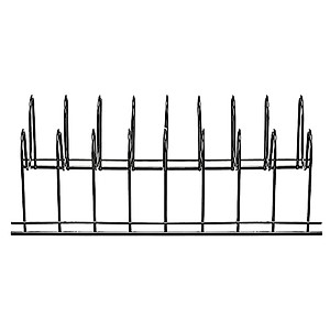 SANNO Pan Pot Lid Holder Kitchen Lid Rack Organizer for Plates, Cutting Boards Bakeware, Cooling Racks, Pots & Pans, Serving Trays stain,stainless steel nickel