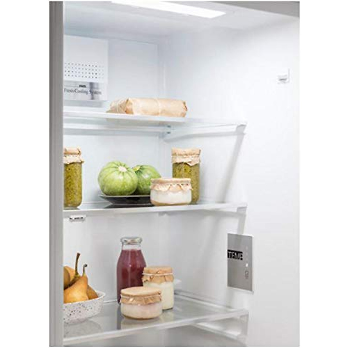 Bertazzoni REF24BMFX 24" Counter Depth Bottom Mount Refrigerator with Surround Cooling System and Total No Frost System - Fingerprint Resistant Stainless Steel