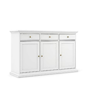 Tvilum Sonoma Sideboard with 3 Doors and 3 Drawers, White