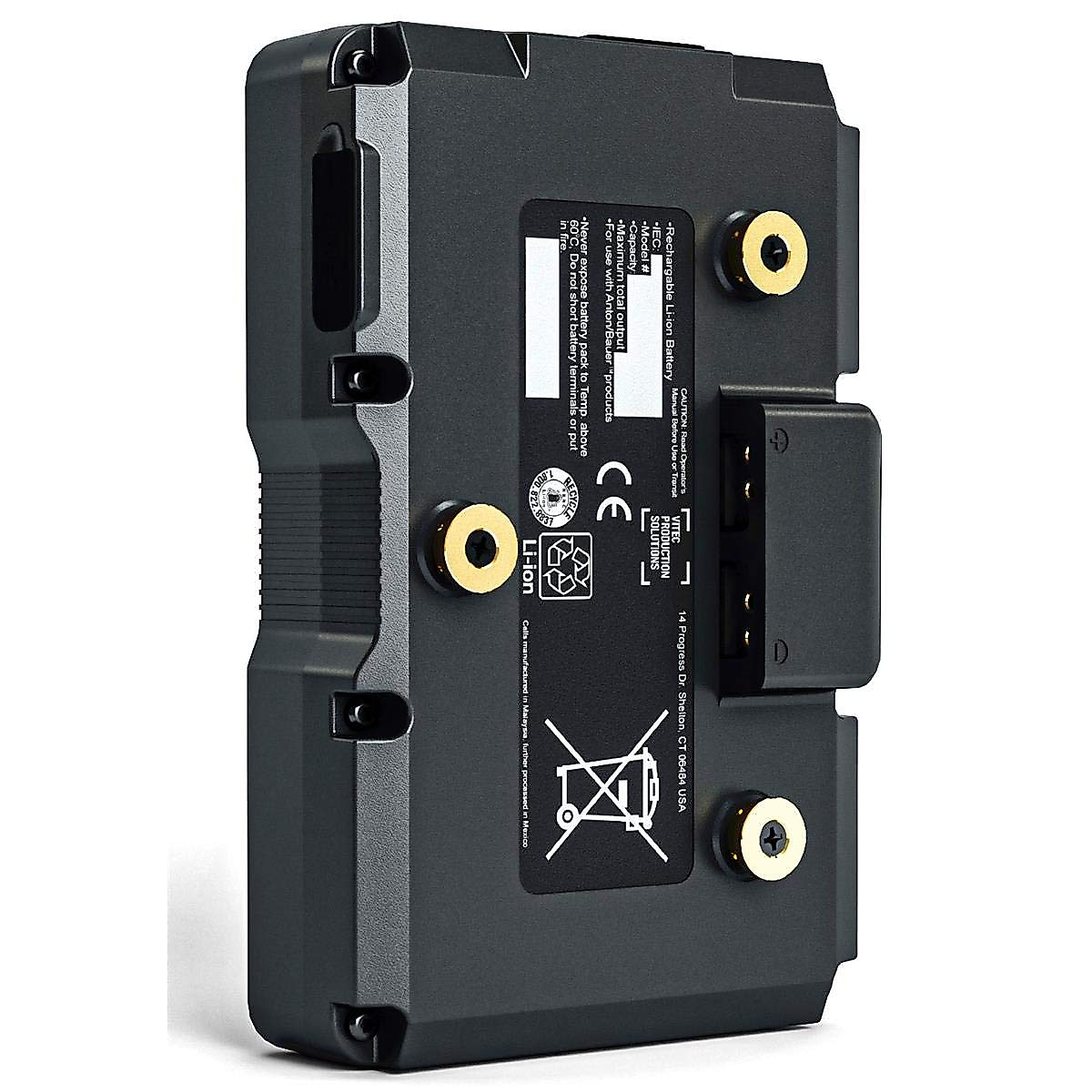 Anton Bauer GO 90 Gold-Mount, 98Wh Battery, Professional Camera Rig for Batteries, Camera Accessory, Camera Mount, Lithium Battery Pack, Battery Replacement, Quick Release Battery