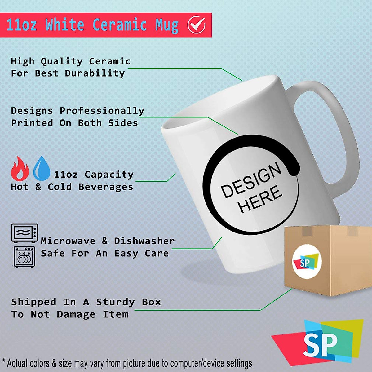 Custom Coffee Mug 11 Ounces Call Your Mom Family & Friends Ceramic Tea Cup Design Only