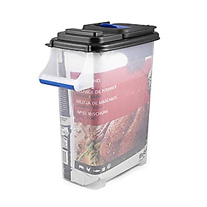 Broil King 66900 Pellet Storage Bin, Black, Clear