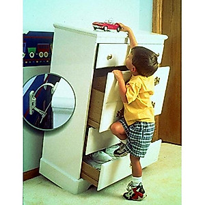 Mommy's Helper - Tip Resistant Furniture Safety Brackets, (2 Pack)