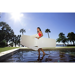 Tenjam Shayz in Pool Lounge Chairs for Sun Shelf Set of Two, Pool Chairs and Lounges for in Pool with Custom Designed Risers That Support up to 17" of Water Depth (Custom Colors)