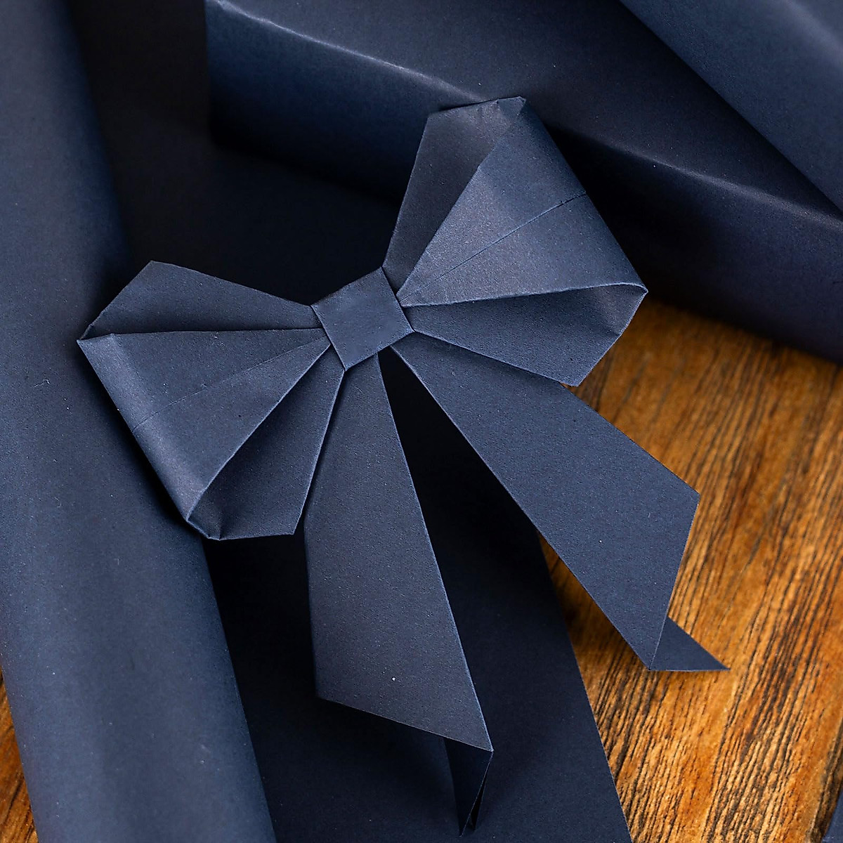 Retrify Navy Blue Kraft Paper Roll - 30 Inches x 32.8 Feet Jumbo Roll Wrapping Paper for Birthday Gift, Bridal Shower, Wall Art, Crafts, Parcel, Bulletin Boards, Floor Covering