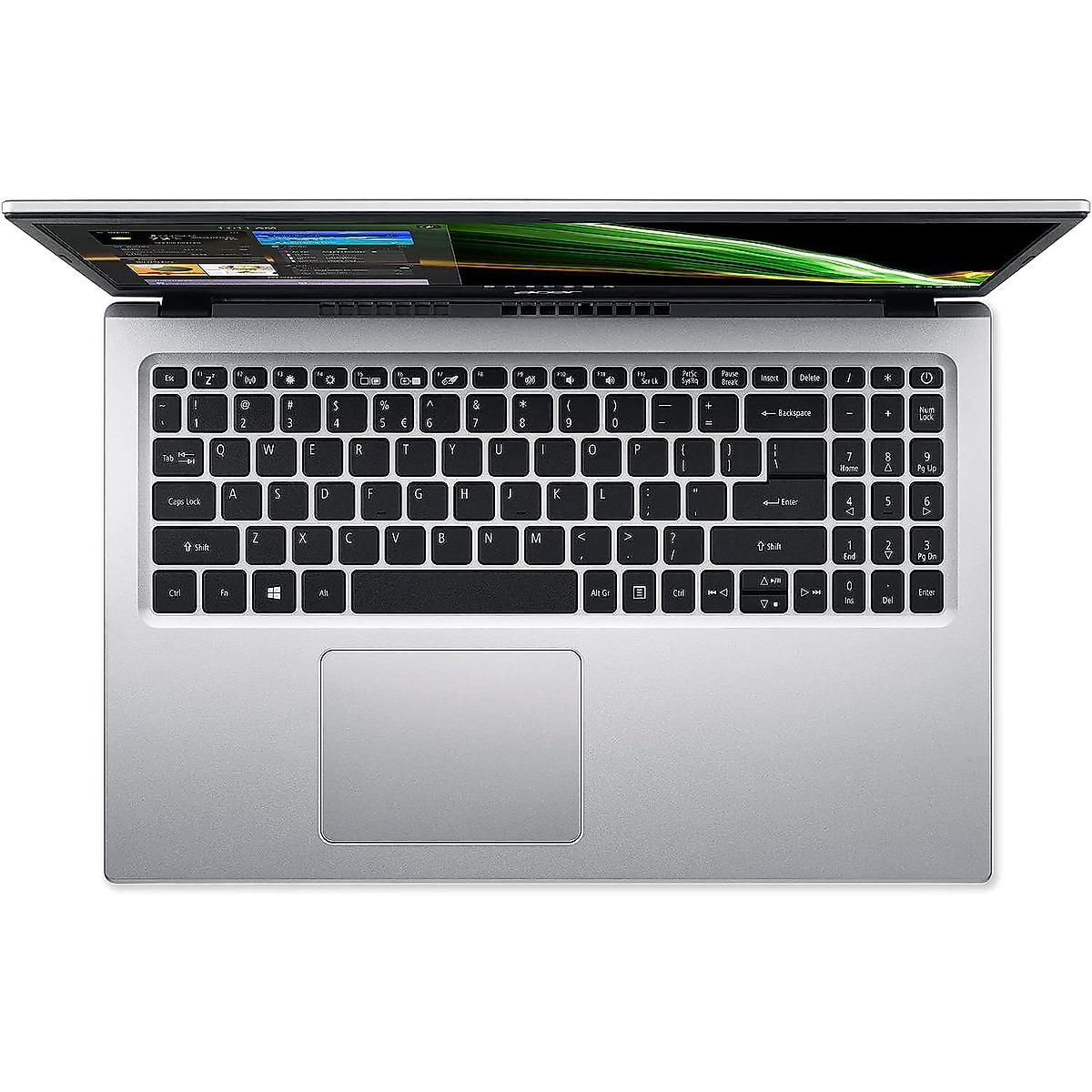 Acer Aspire Slim Laptop for Business Student, 15.6'' FHD Display, Intel Celeron N Series Processor, 12GB RAM 256GB SSD, WiFi, Webcam, RJ-45, USB Type-A&C, Windows 11, 1-Year Microsoft 365 +Mousepad