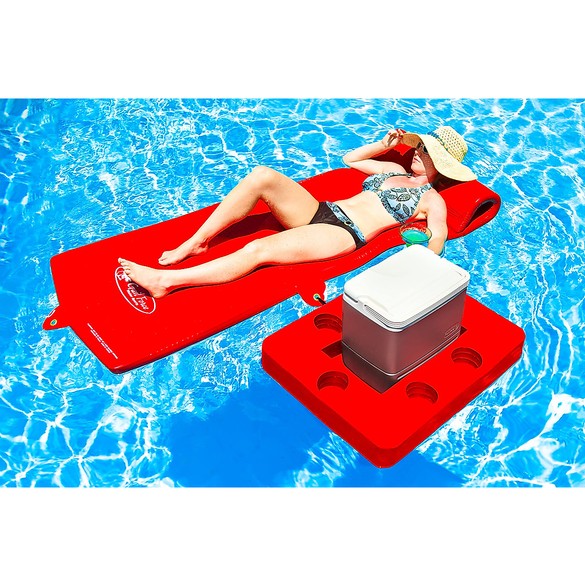 Gail Force Water Sports Connectable Mattress - Yellow