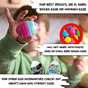The EggMazing Easter Egg Mini Decorator Kit Arts and Crafts Set - Includes Egg Decorating Spinner and 6 Markers [Packaging May Vary]