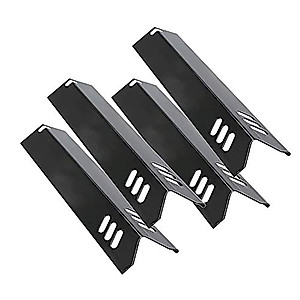 Criditpid Porcelain Grill Heat Shields Replacment for Dyna-Glo DGF510SBP, DGF493BNP, Barbeque Grill Heat Plates for Backyard Grill Replacement Parts BY15-101-001-02, BY13-101-001-13, GBC1460W