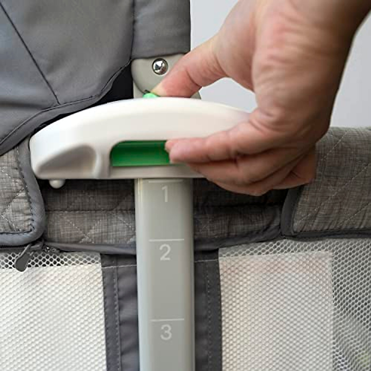 Ingenuity Dream Hero Starlight 3-in-1 Co-Sleeping Bassinet and Crib - Lume (Grey), Unisex, Newborn to 12 Months