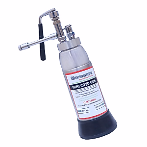 Mini Cryo Can Liquid Nitrogen Sprayer Dermatology Equipment with Free Spray Heads Cryo Can 350 ml Empty Only