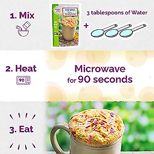 Molly and You Cookie Variety Mug Cake Mix (Pack of 3) – Single Serve, Microwavable Gourmet Mug Cake Mixes