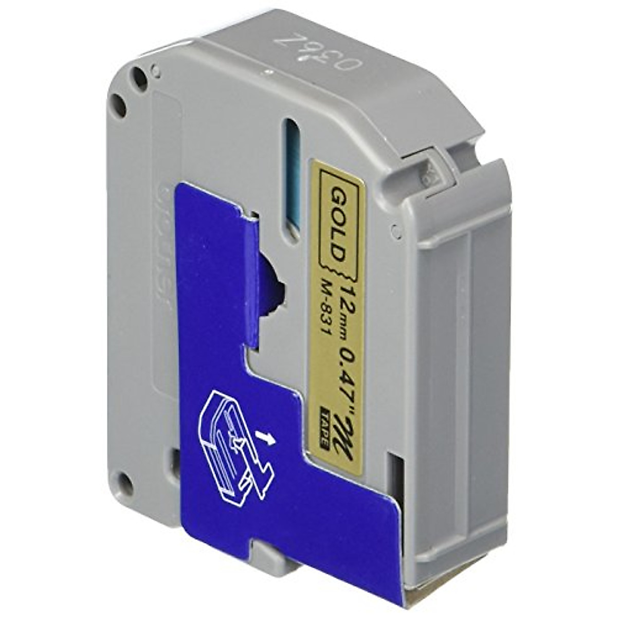 Brother M831 Non-Laminated Tape Cartridge - 0.5" x 26' - 1 x Tape - Golden
