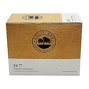 Irish Cream Coffee Compatible with Keurig K-Cup Brewers Single Serve 24 Count Gourmet Coffee from Split Oak Coffee Roasters Coffee Capsules 100% Arabica Medium Roast