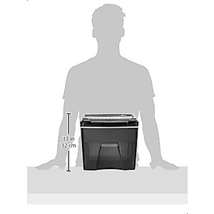 Amazon Basics 12-Sheet Cross-Cut Junk Mail, CD, and Credit Card Shredder with Pullout Basket