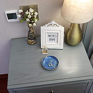 RUIMIC Ceramic Ring Dish Jewelry Tray,Bohemian/Boho Dandelion Decorative Organizer Trinket Dish with Golden,Home Decor Wedding Birthday Housewarming Gift for Her(Blue)