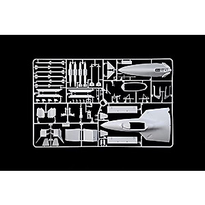 Italeri -2822 F-22A Raptor, 1:48 Scale, Model Kit, Plastic Model to Mount, Modeling, Grey, IT2822