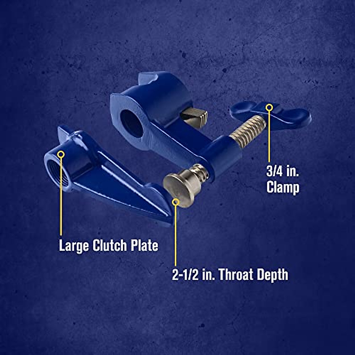 Irwin Industrial Tools 2024100 3/4-Inch Deep Throat Pipe Clamp