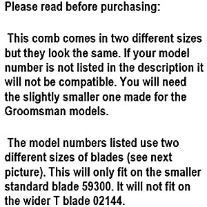 Trimmer Replacement 10 Setting Position Adjustable Guard Guide Comb 12mm - 21mm Standard Blade 59300 for Wahl All in One Lithium Ion Beard (Fits Only One Blade Size for Specific Models)