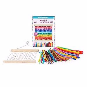 Craft Kits - Kid Made Modern Woven Wall Hanging Craft Kit - Arts and Craft Toys - Weaving for Kids