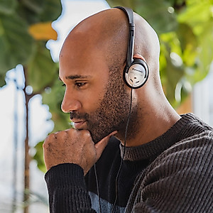 Panasonic Headphones, On-Ear Lightweight Earphones with XBS for Extra Bass and Clear, Natural Sound, 3.5mm Jack for Phones and Laptops, Work from Home - RP-HT21 (Black & Silver)