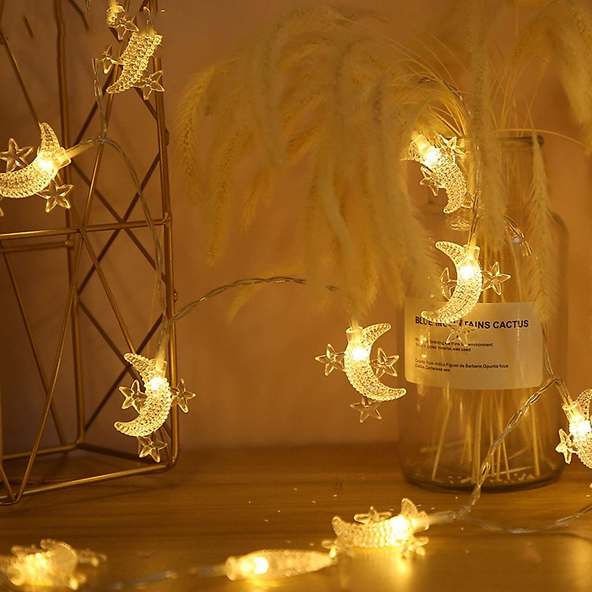 Light String, Resistant to Pressure and Falls Waterproof Lamp String, 3Pcs 10LED Romantic and Relaxing for Home Decoration, Garden Lighting Indoor and Outdoor