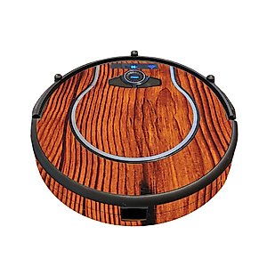 MightySkins Skin Compatible with Shark Ion Robot 750 Vacuum Minimal Coverage - Knotty Wood | Protective, Durable, and Unique Vinyl wrap Cover | Easy to Apply, Remove | Made in The USA