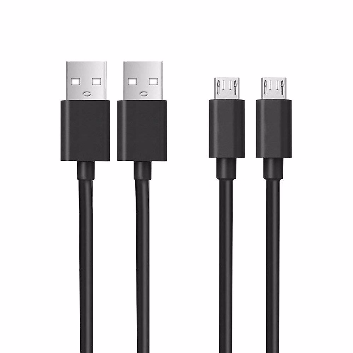 [2-Pack] USB Micro Cable Charging Cord Compatible Samsung Galaxy Note, Tab A, E, S2, 3, 4, 7.0" 8.0" 9.6" 9.7" 10.1", SM-T280/ 350/580/ 113/377/ 560/713/ 813/230/530 Tablet