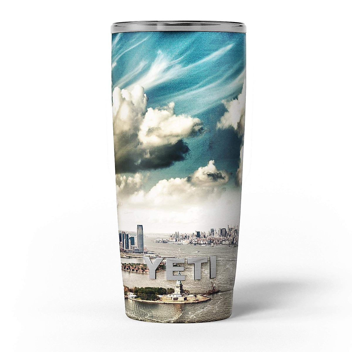 Design Skinz Drama NYC - Skin Decal Vinyl Wrap Kit Compatible with The Yeti Rambler Cooler Tumbler Cups