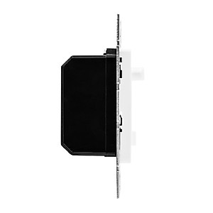 Maxxima Dimmer Electrical Light Switch - Featuring Blue Indicator Light, LED Compatible, 3-Way/Single Pole Use, 600 Watt Max, Dimmable Lamp and Lighting Control, Wall Plate Included - 2 Pack