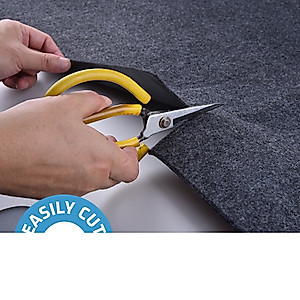 Oil Spill Mat (36"x 48"), Premium Absorbent Garage Floor Oil Mat – Reusable – Oil Pad Contains Liquids, Protects Garage Floor Surface (Large)