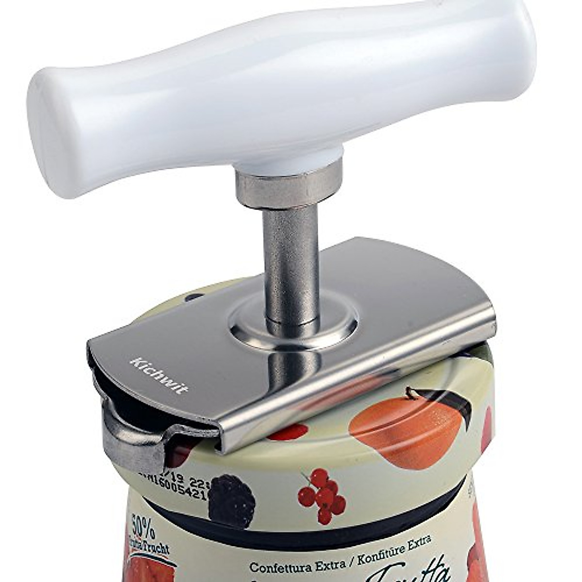 Kichwit Jar Opener Stainless Steel, Bottle Opener Keychain Included