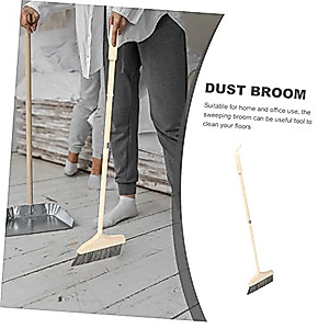 Healeved Wooden Long Handle Broom Sofa Sweeping Broom Liquids Broom Rv Broom House Broom Heavy Duty Broom Floor Sweeping Broom Lawn Concrete Broom Telescoping Broom Dust Brooms Bristle Hair