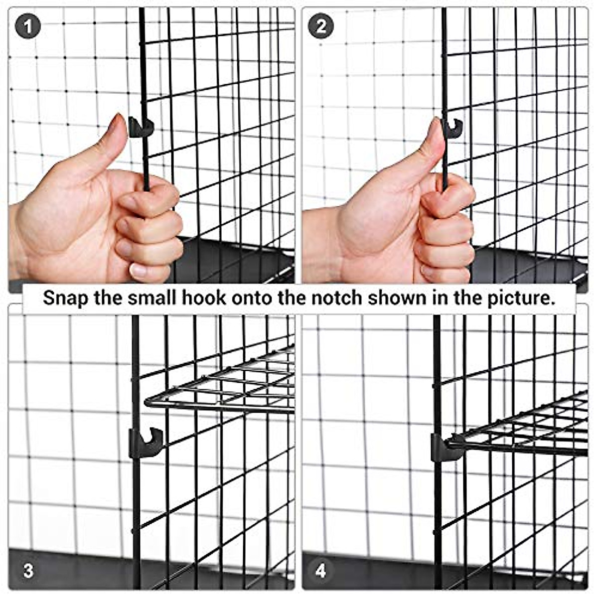 SONGMICS Cube Storage, 16 Pair Shoe Rack, DIY Shoe Organizer with Divider Design, Clothes Storage Organizer for Wardrobe, Closet, Modular Bookcase, with Rubber Mallet, Black ULPI36H