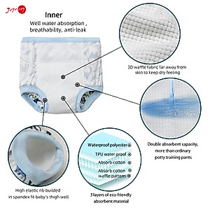 Joyo roy 10Pcs Training Pants Potty Training Underwear for Boys Underwear Toddler Underwear Boys 2t Potty Training for Boys Toddler Panties 2t-3t Training Panties Toddler Boy Underwear 2t