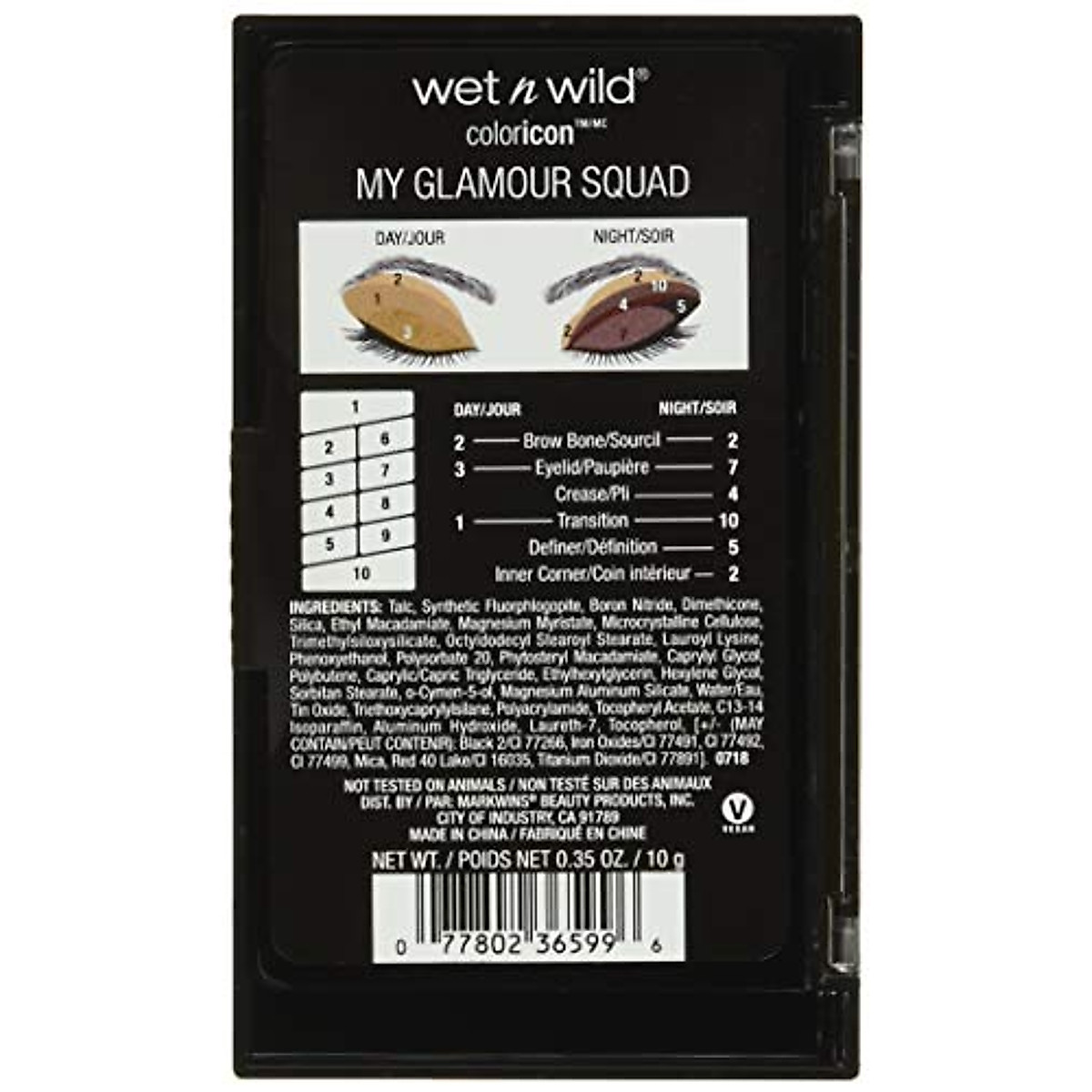 wet n wild Color Icon Eyeshadow 10 Pan Palette ~ My Glamour Squad