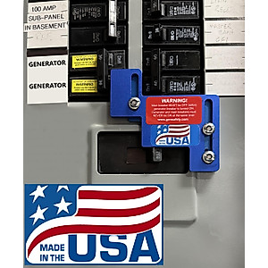GenSafety BR-200 Generator Interlock Kit for Cutler Hammer BR and CH Series 150AMP and 200 AMP Panels - Made in USA !