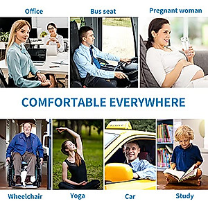 Upgraded version of double-layer three-dimensional honeycomb seat cushion, 2000 honeycomb ventilation holes, polymer gel fully breathable and decompressed, multi-functional and practical seat cushion
