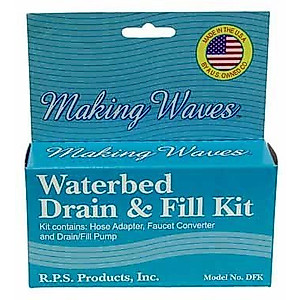 Making Waves 1.25 in. Dia. Plastic Waterbed Drain and Fill Kit